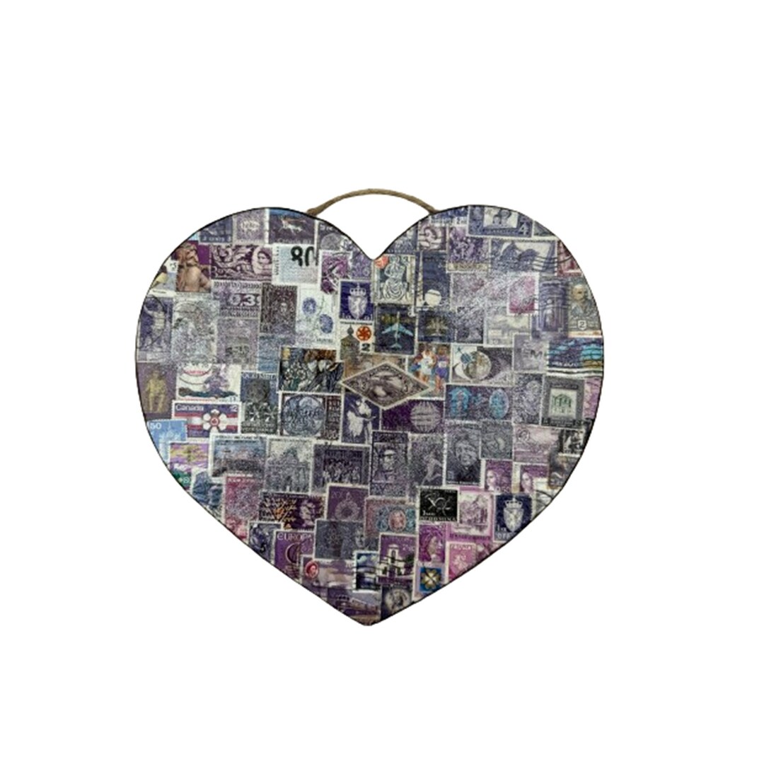 Hand Created Purple Heart | Collage is Crafted With International ...