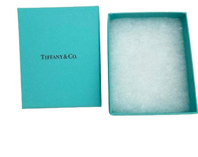 Tiffany & Co Empty Gift Box | 4" X 3" X 1.5" | Cotton Insert - Etsy
