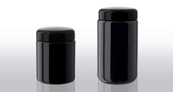 Violet Glass Screw Top Jar - Etsy