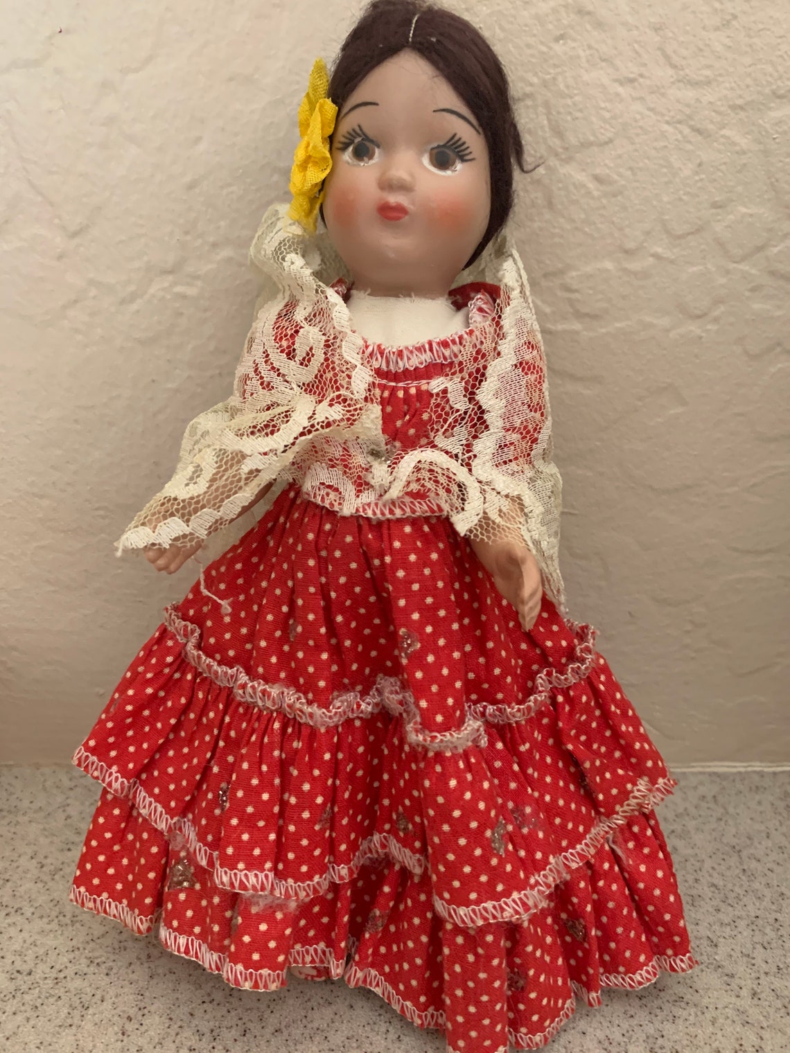 Vintage Spanish Dancer Doll - Etsy