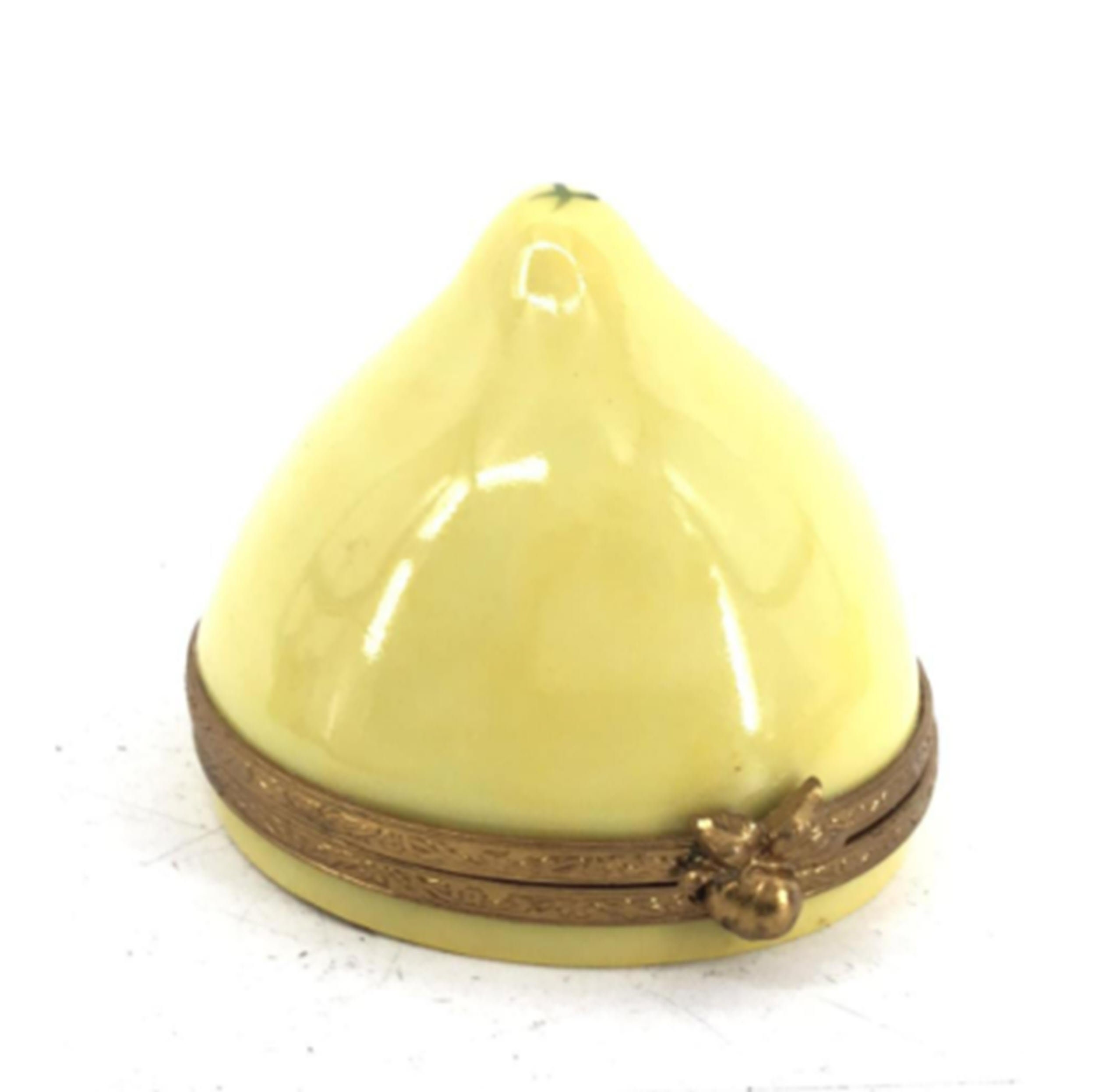 Limoges Lemon Trinket Box | Made in France | Hand Painted | Vintage - Etsy