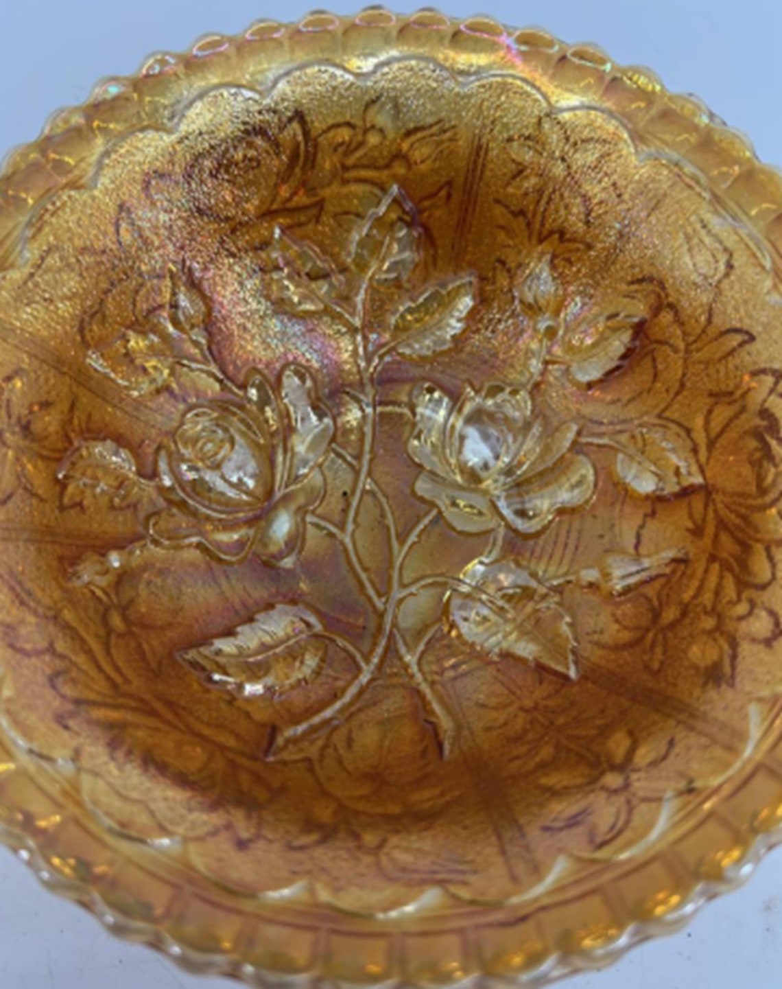 Imperial Glass 7 Piece Bowl Set | Serving Bowl With 6 Bowls | Marigold ...