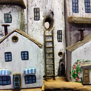 Driftwood Big White Key Holder Cottages Wall Hanging Driftwood Decor ...