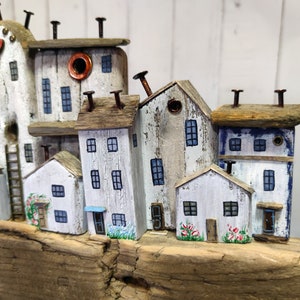 Driftwood Big White Key Holder Cottages Wall Hanging Driftwood Decor ...