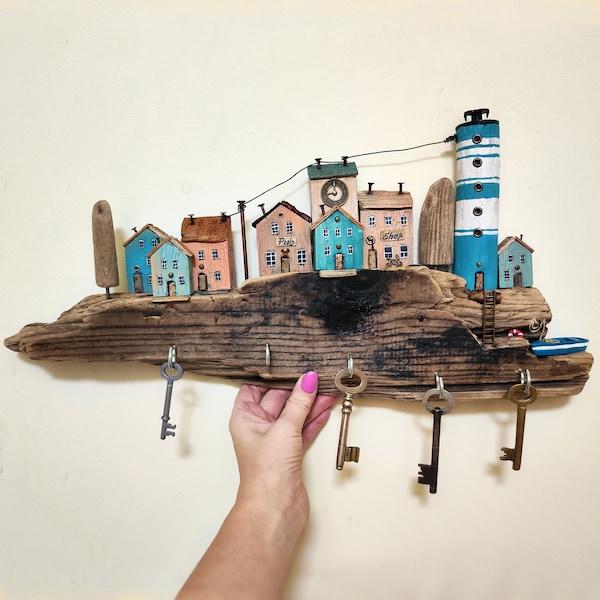 Driftwood Key Holder - Etsy