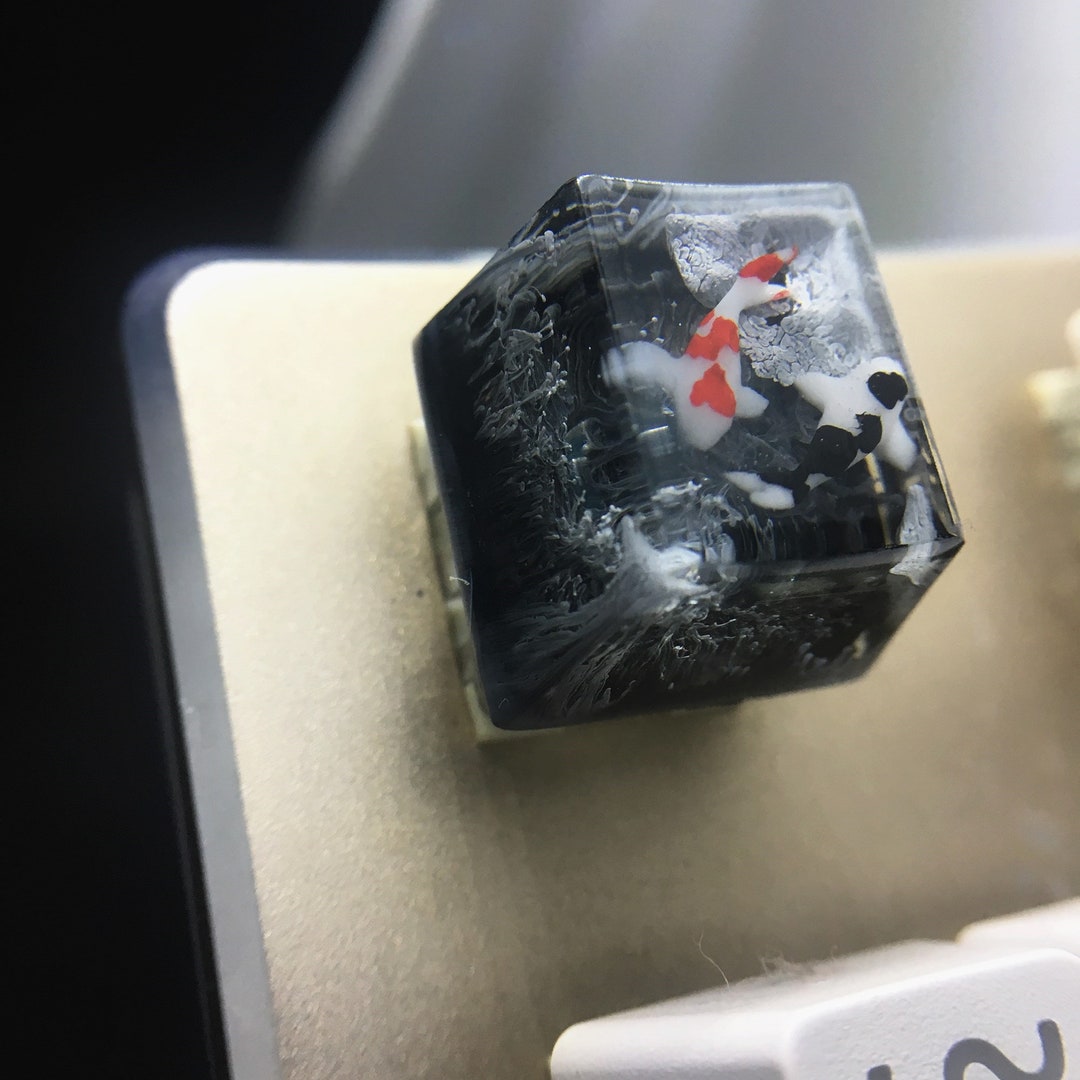 NEW R4 Keycap Handmade Resin Keycap Artisan Carp Keycaps Gift for Boy ...