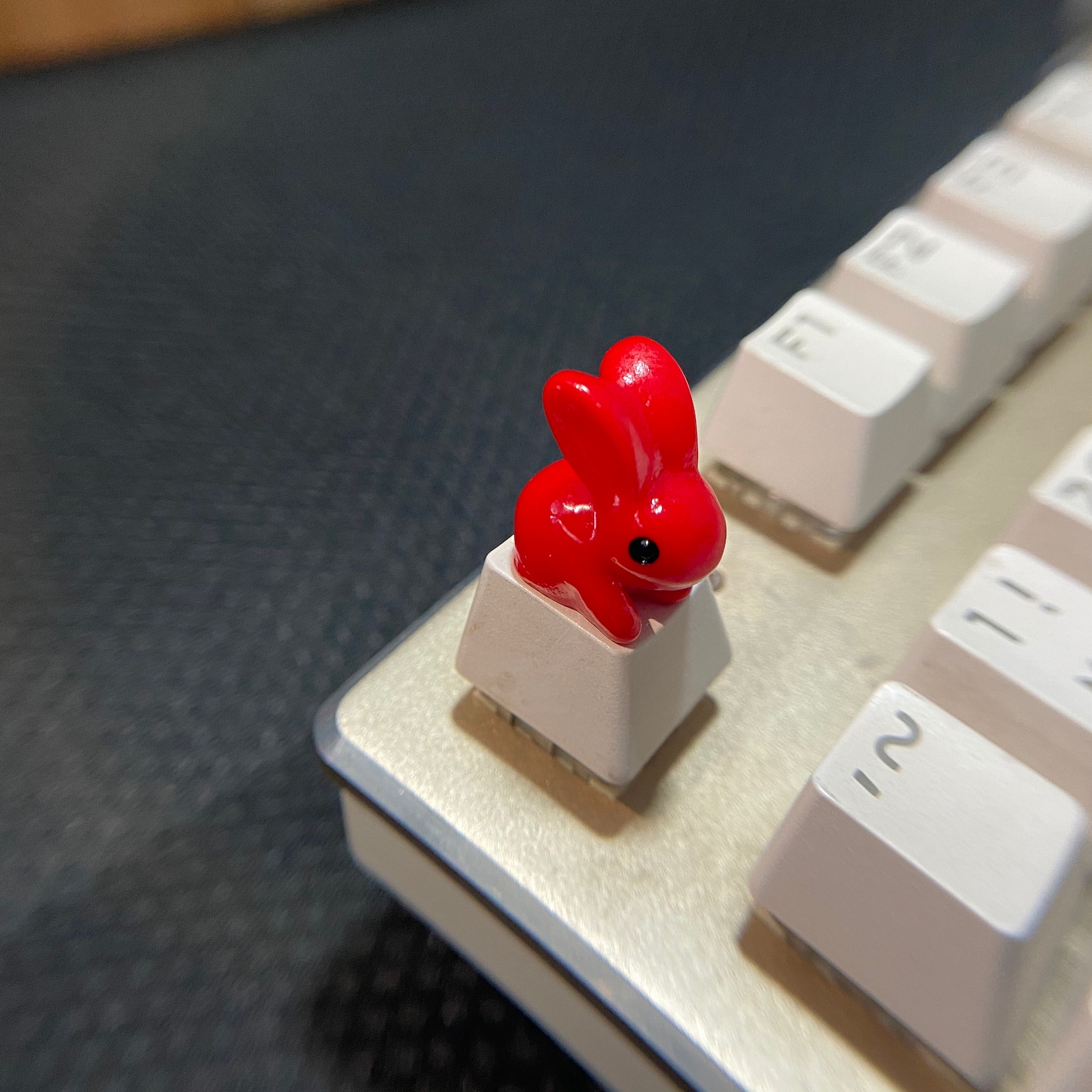 Cute Red Rabbit Keycaps of Cherry MX Mechanical Keyboard - Etsy