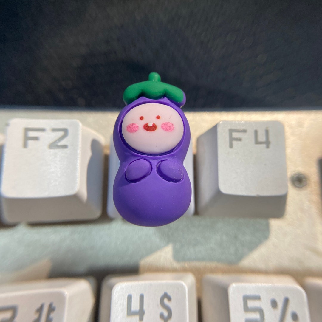 Cute Vegetable Keycaps of Cherry MX Mechanical Keyboard, Handmade ...