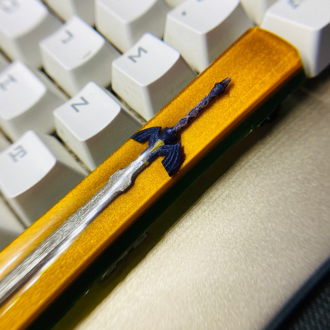 Game Zelda Sword Space Bar Keycap 6.25U Keycap Gift to Boy Mechanical ...