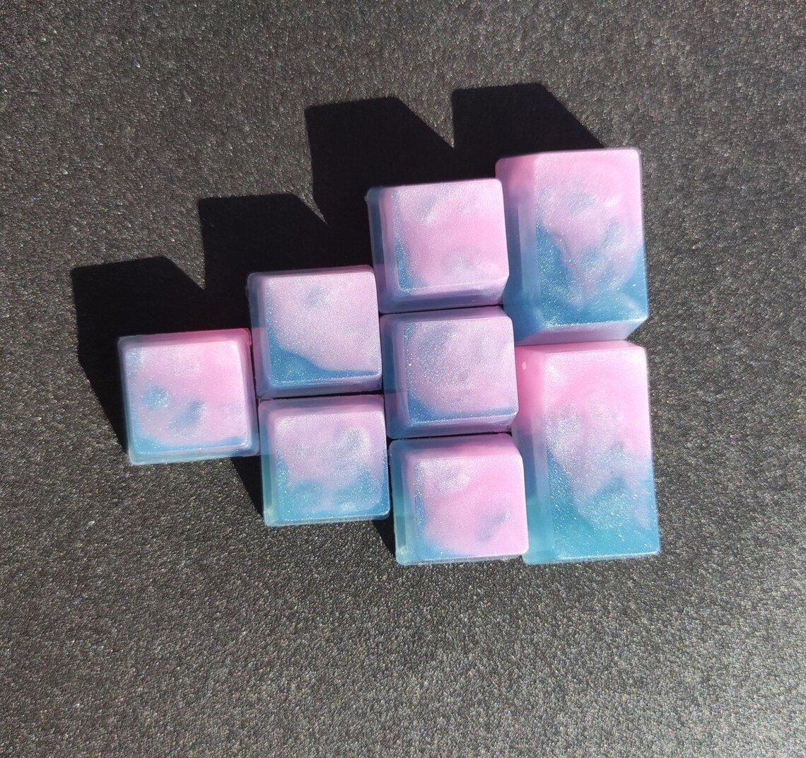 Personalized Keycaps Customized Keycaps Pink Gradient Resin - Etsy Canada