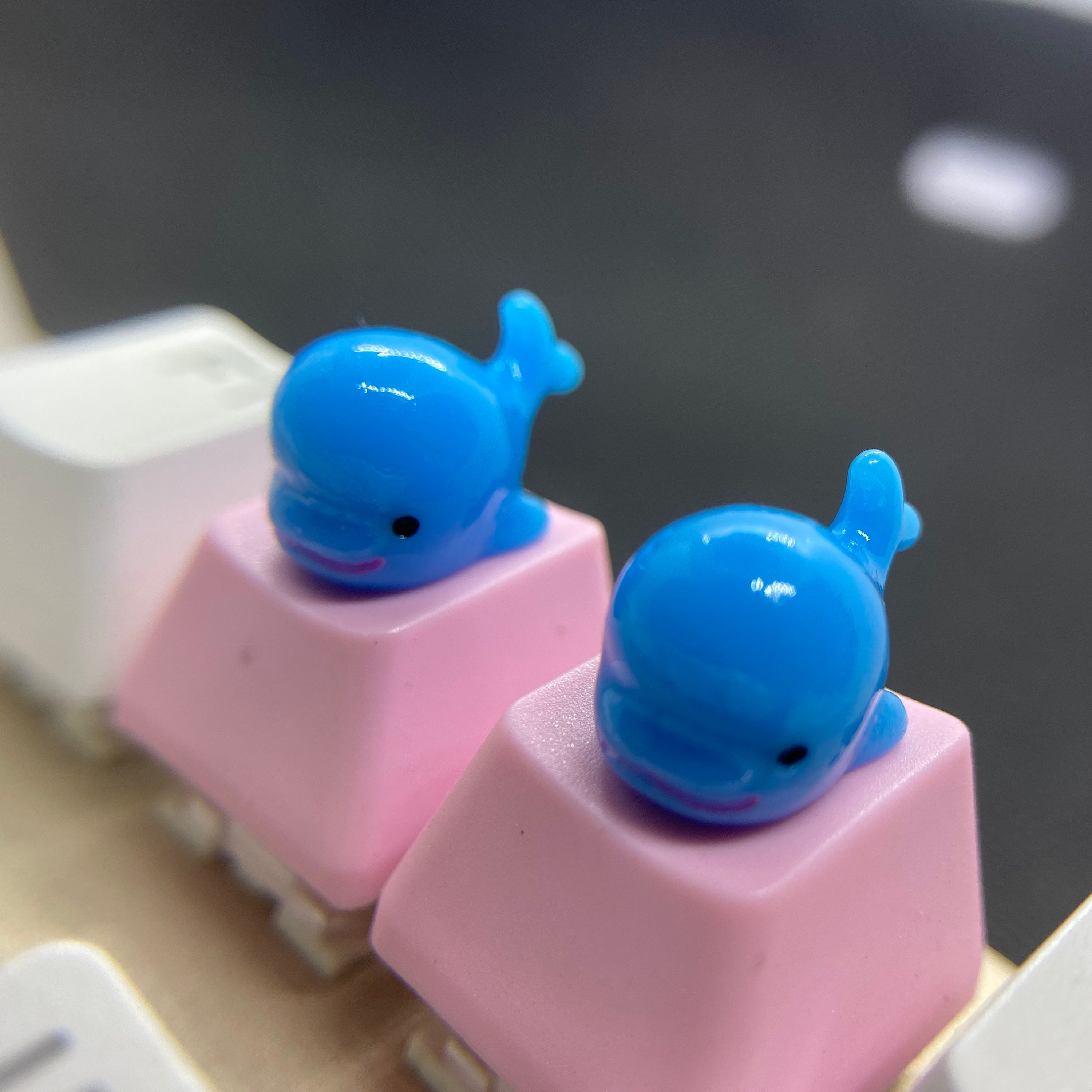 Cute blue whale keycaps of Cherry MX mechanical keyboard | Etsy