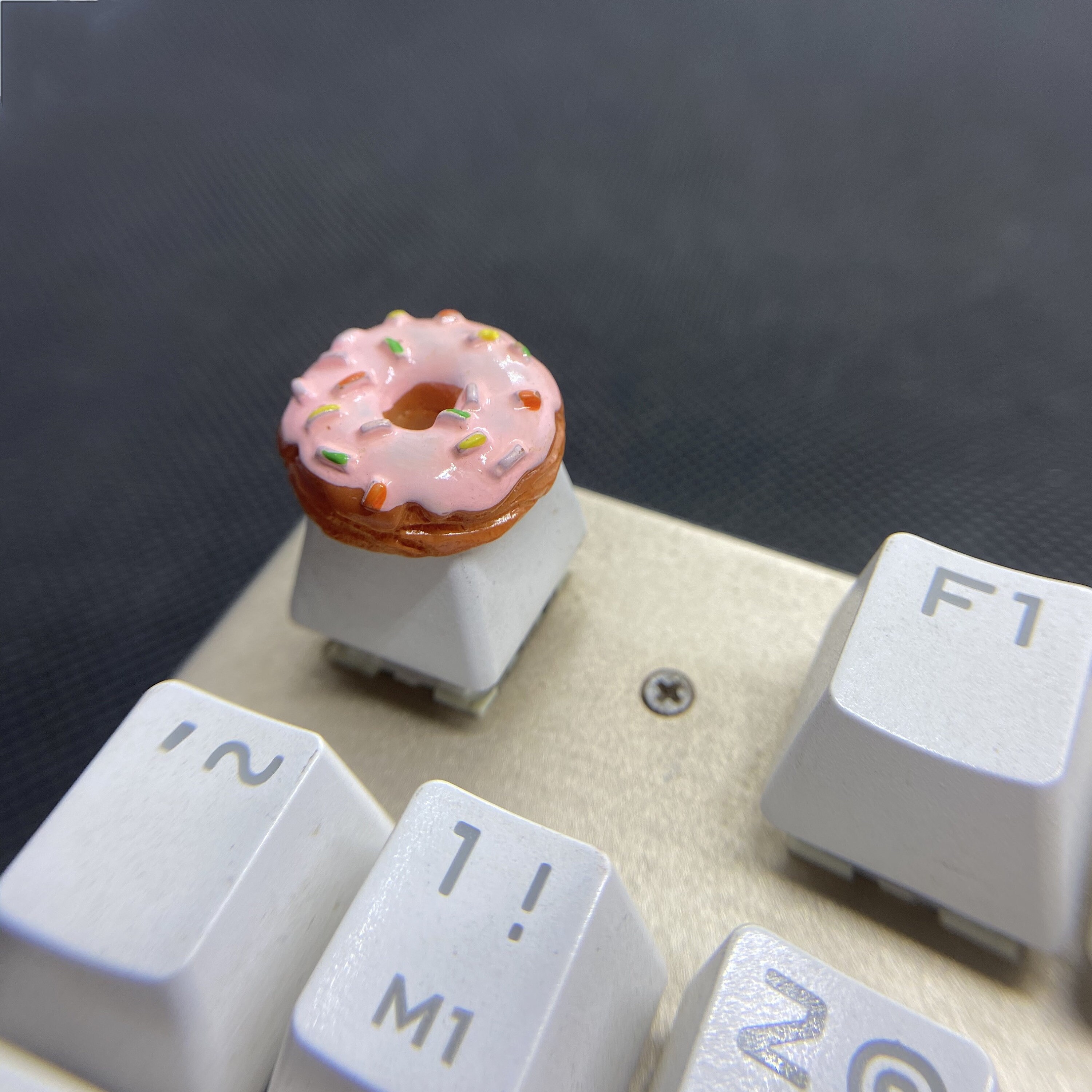 Cute Donuts keycaps of Cherry MX mechanical keyboard handmade | Etsy