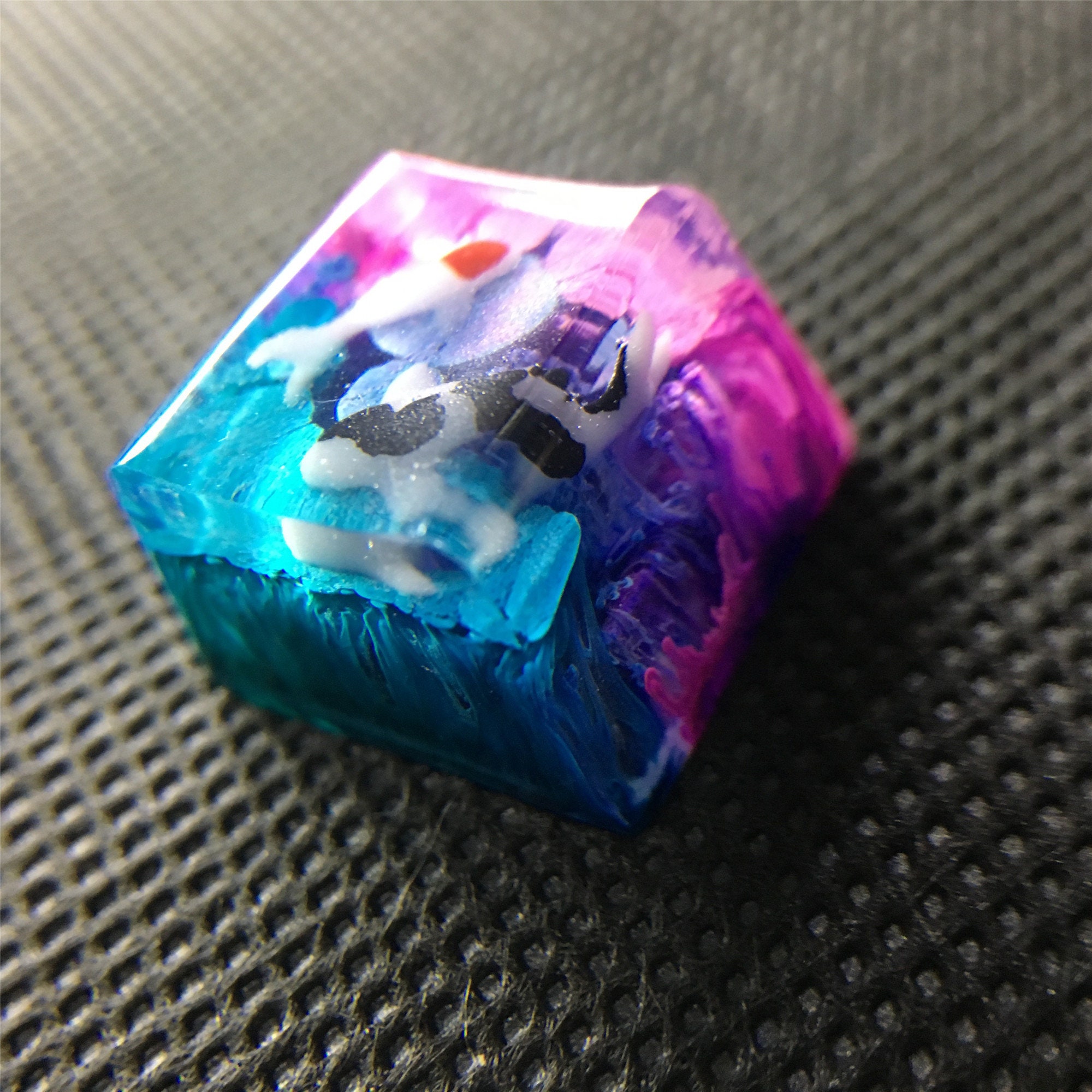 Koi Fish Resin Keycap Backlit Keycaps Keycap Enter+shift Keycaps ...