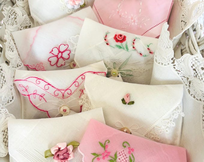 Pink Christmas Sachets, Lavender Scented Sachet Envelopes in Shades of ...