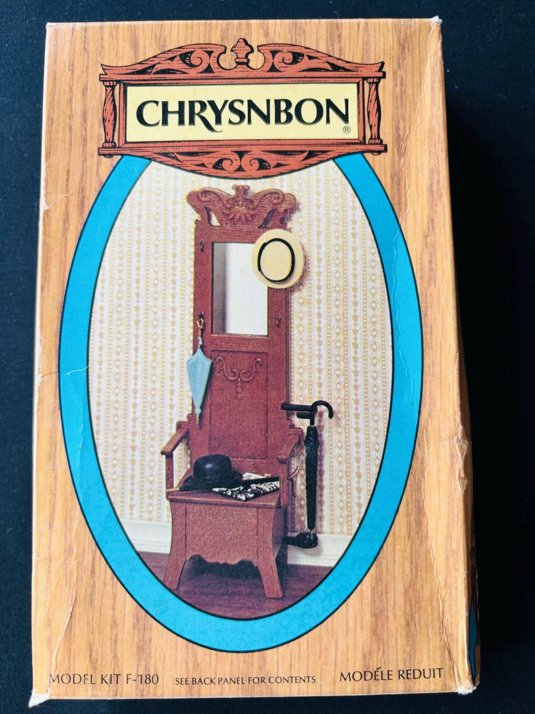 Vintage Chrysnbon Dollhouse Kit, Hall Stand Kit & Accessories ...