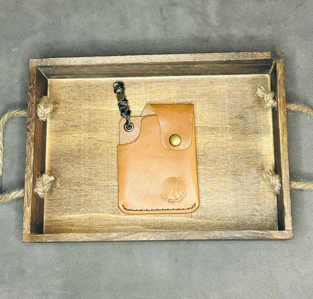 Handmade Folded Leather Minimalist Wallet - Etsy