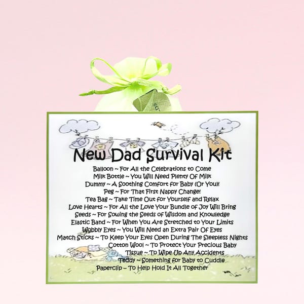 New Dad Survival Kit - Etsy