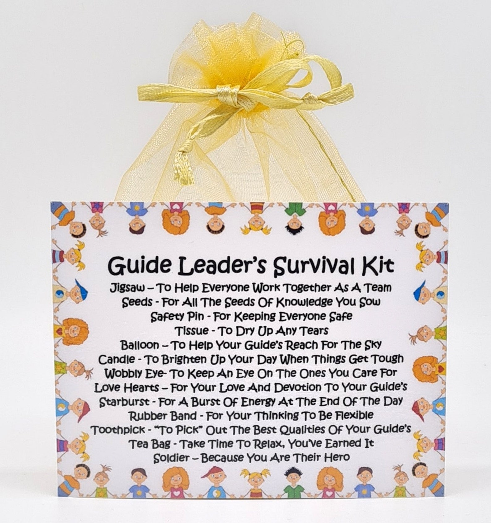 Guide Leader's Survival Kit ~ Fun Novelty Gift & Card Alternative ...
