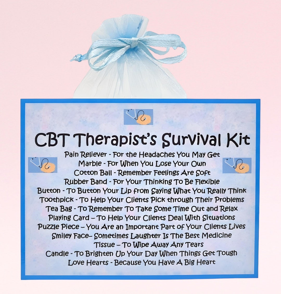 CBT Therapist's Survival Kit ~ Fun Novelty Gift & Card Alternative ...