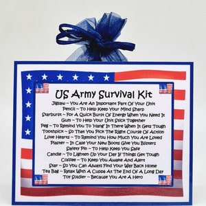 US Army Survival Kit Fun Novelty Gift & Card Alternative - Etsy