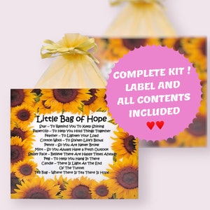 Little Bag of Hope ~ Unique Sentimental Novelty Gift & Greetings Card ...