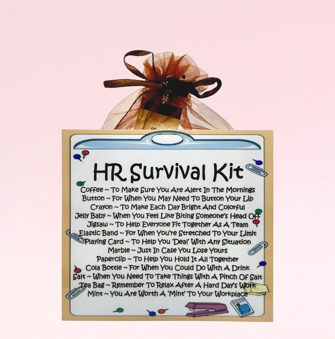 HR Survival Kit ~ Fun Novelty Gift & Card Alternative | Birthday ...