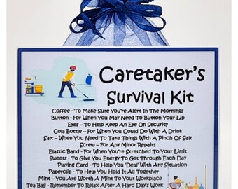 Supervisor's Survival Kit Fun Novelty Gift & Card Alternative Xmas ...