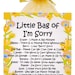 Little Bag of I’m Sorry ~ A Unique Way to Apologise | Sorry Gift ...