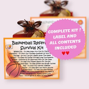 Basketball Referee's Survival Kit ~ Fun Novelty Gift & Card | Birthday ...