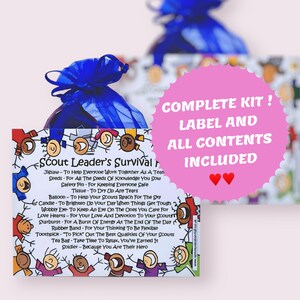 Scout Leader's Survival Kit ~ Fun Novelty Gift & Card Alternative ...