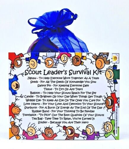 Scout Leader's Survival Kit ~ Fun Novelty Gift & Card Alternative ...