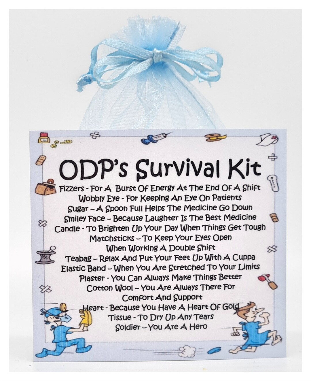 Odp's Survival Kit Fun Novelty Gift & Card Alternative Xmas Present ...