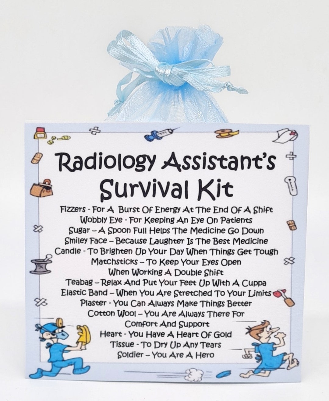 Radiology Assistant's Survival Kit Fun Novelty Gift & Card Alternative ...