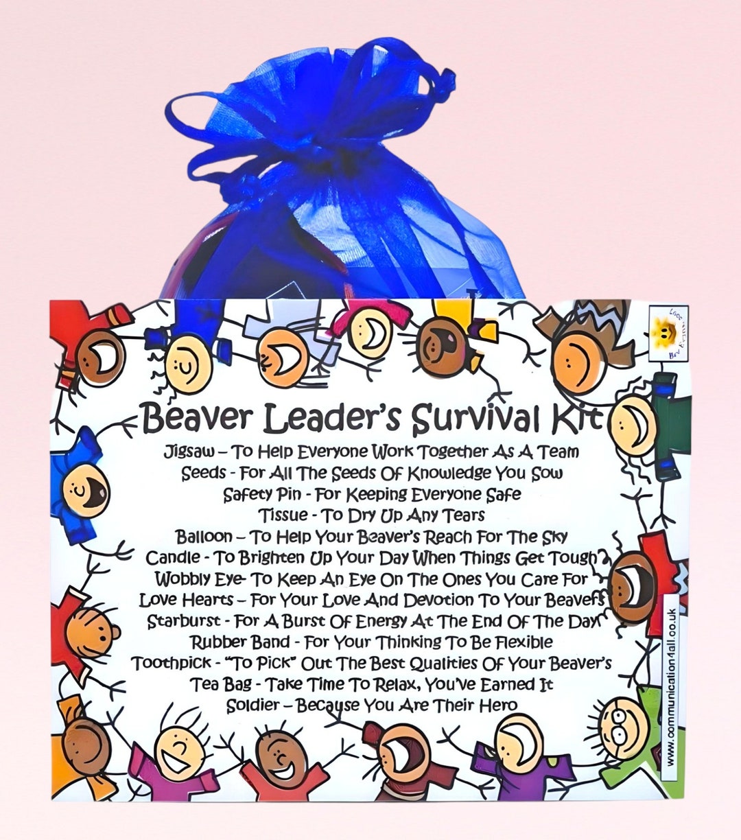 Beaver Leader's Survival Kit ~ Fun Novelty Gift & Card Alternative ...
