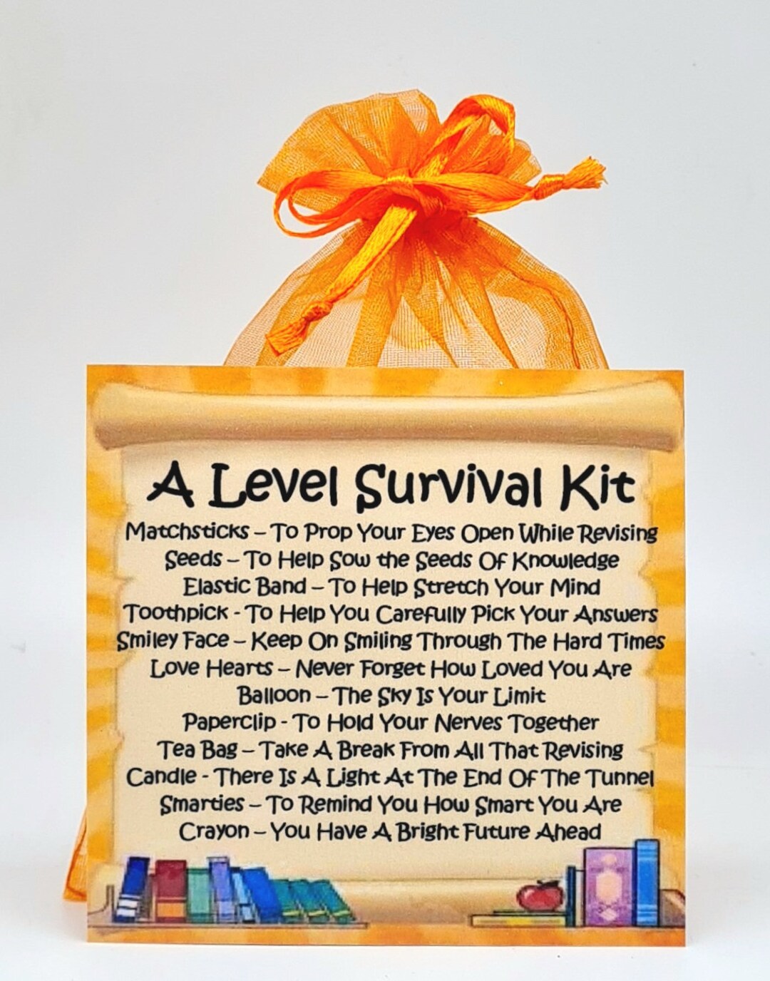 A Level Survival Kit Fun Novelty Gift and Card Alternative Good Luck ...