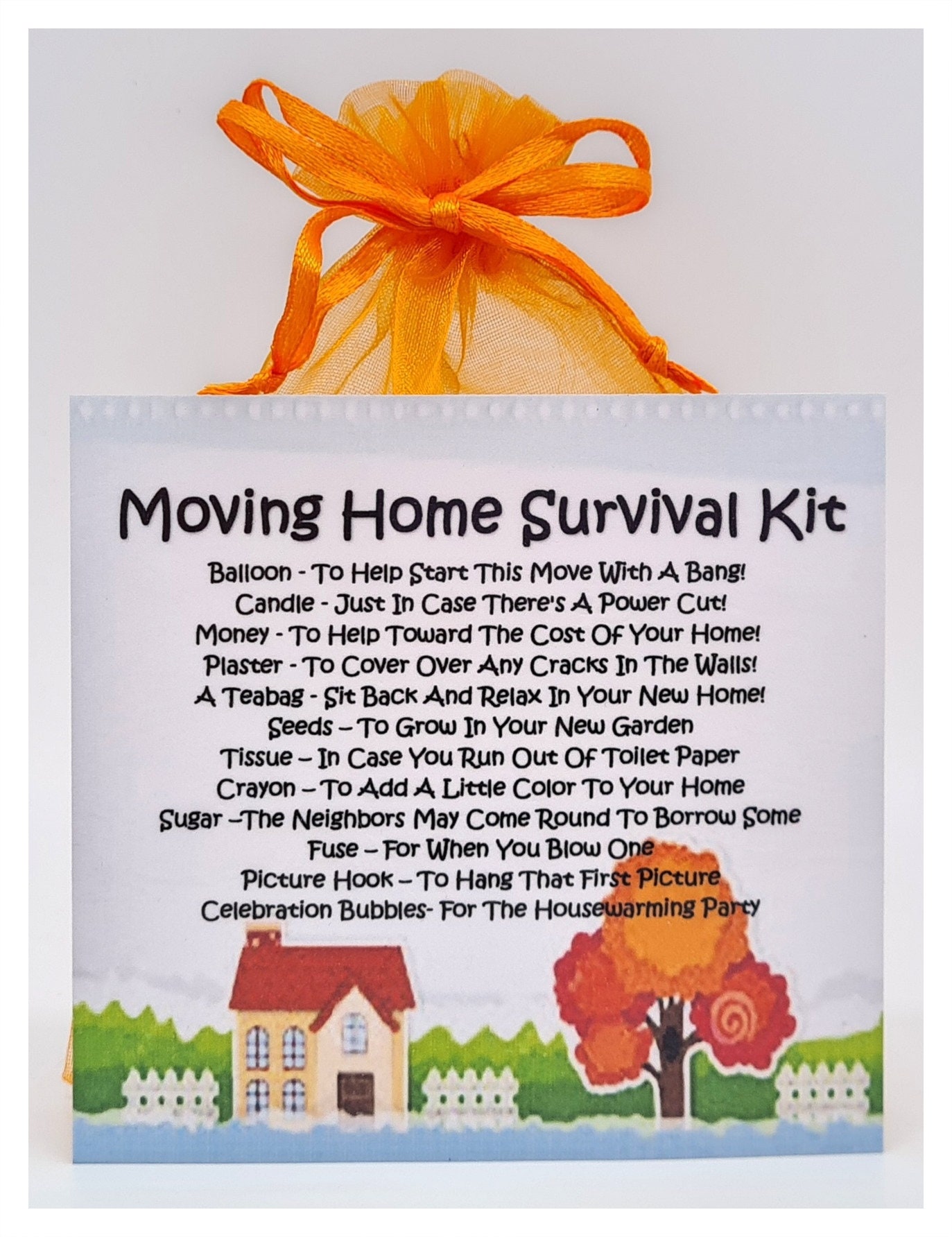Moving Home Survival Kit Fun Novelty Gift / Good Luck / | Etsy