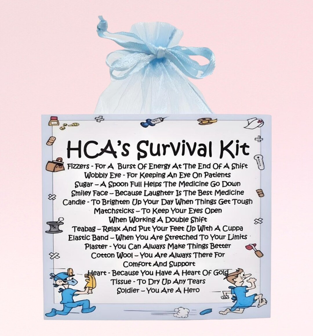 HCA Survival Kit ~ Fun Novelty Gift & Card Alternative | Birthday ...