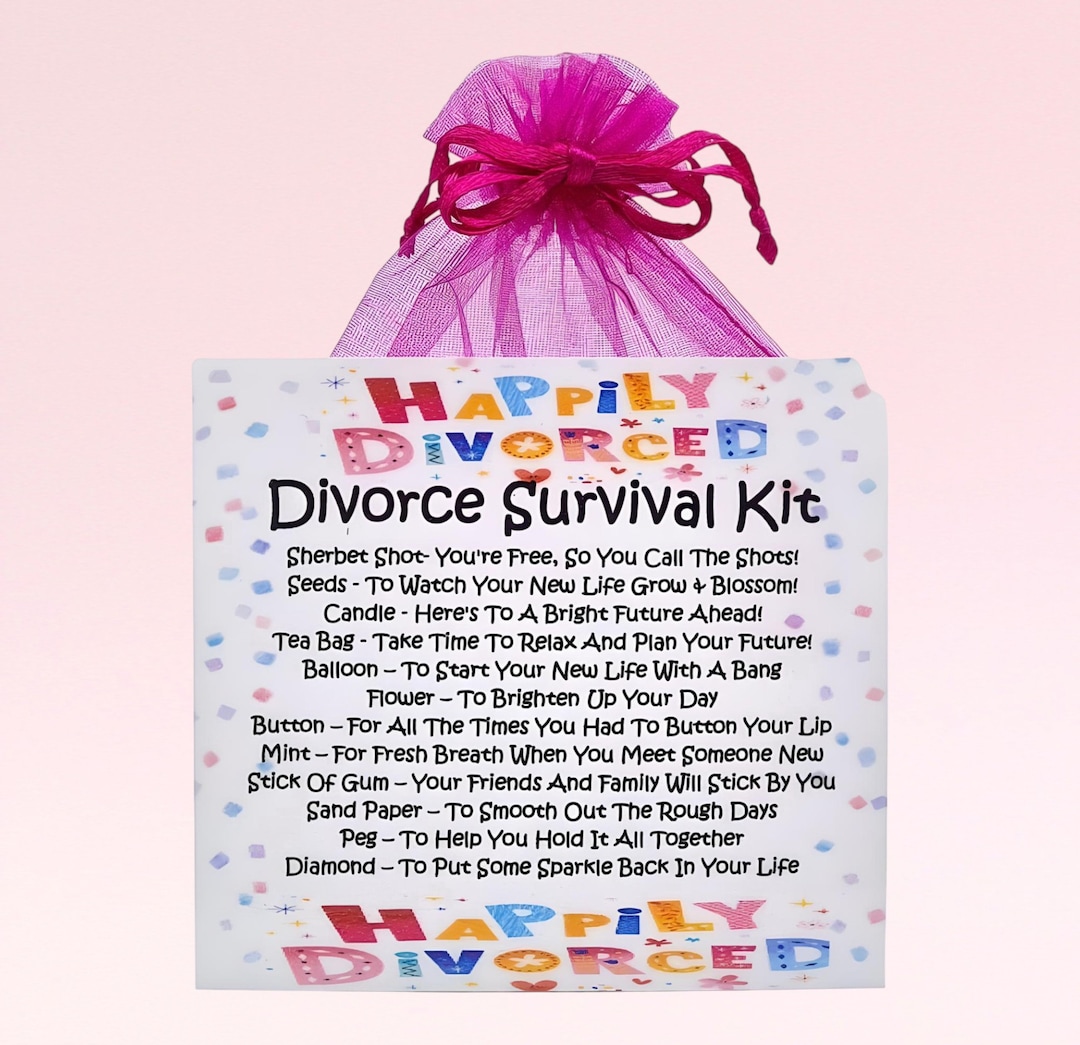 Divorce Survival Kit ~ Fun Novelty Gift & Card | Present | Greeting ...