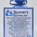 Runner's Survival Kit (blue) ~ Fun Novelty Gift & Card | Birthday ...