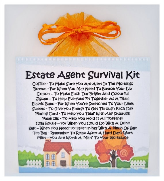 Estate Agent's Survival Kit Fun Novelty Gift and | Etsy