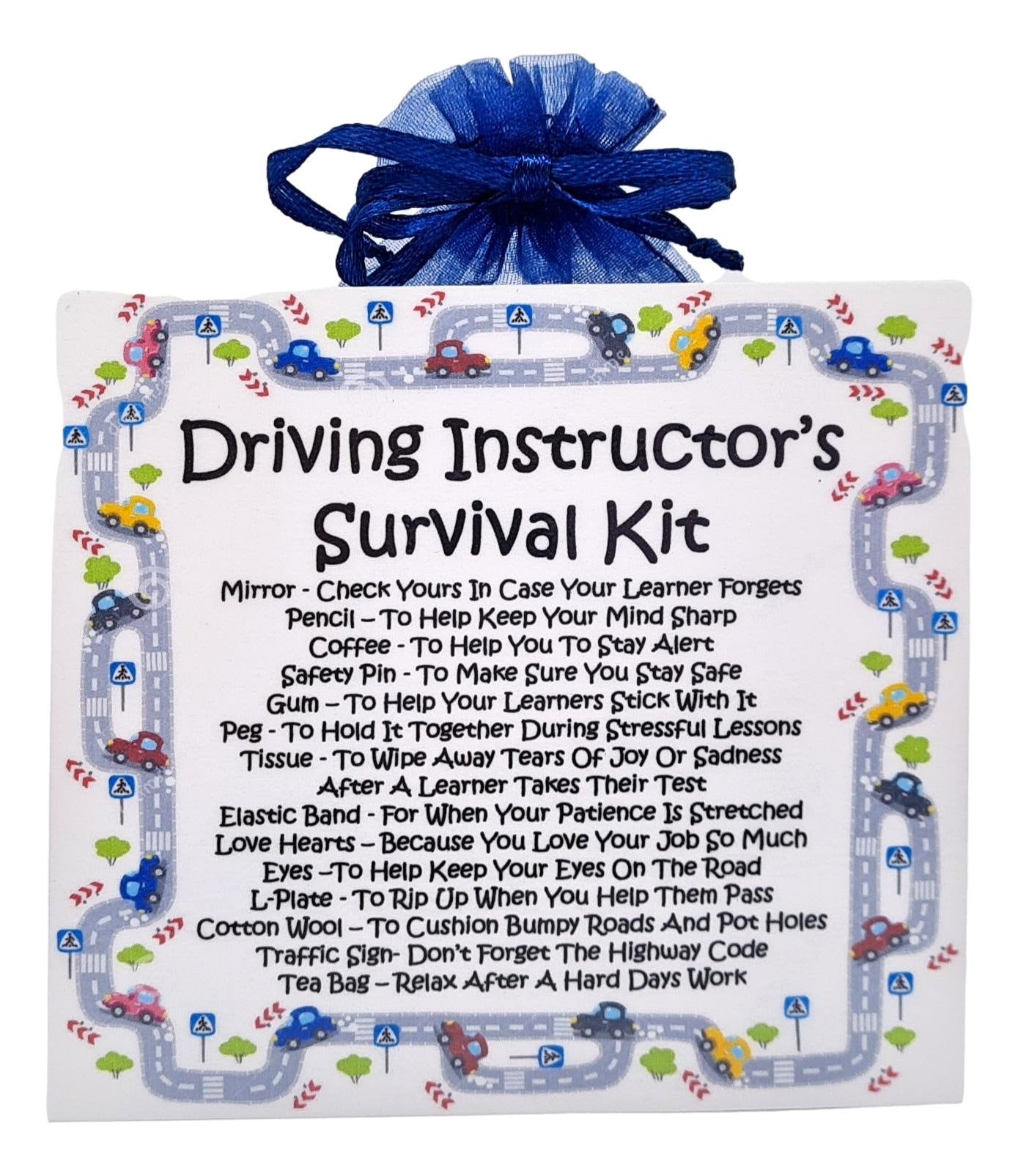 Driving Instructor's Survival Kit Fun Novelty Gift & - Etsy UK