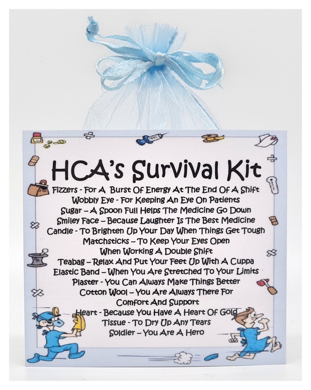 HCA Survival Kit Fun Novelty Gift & Card Alternative Xmas - Etsy