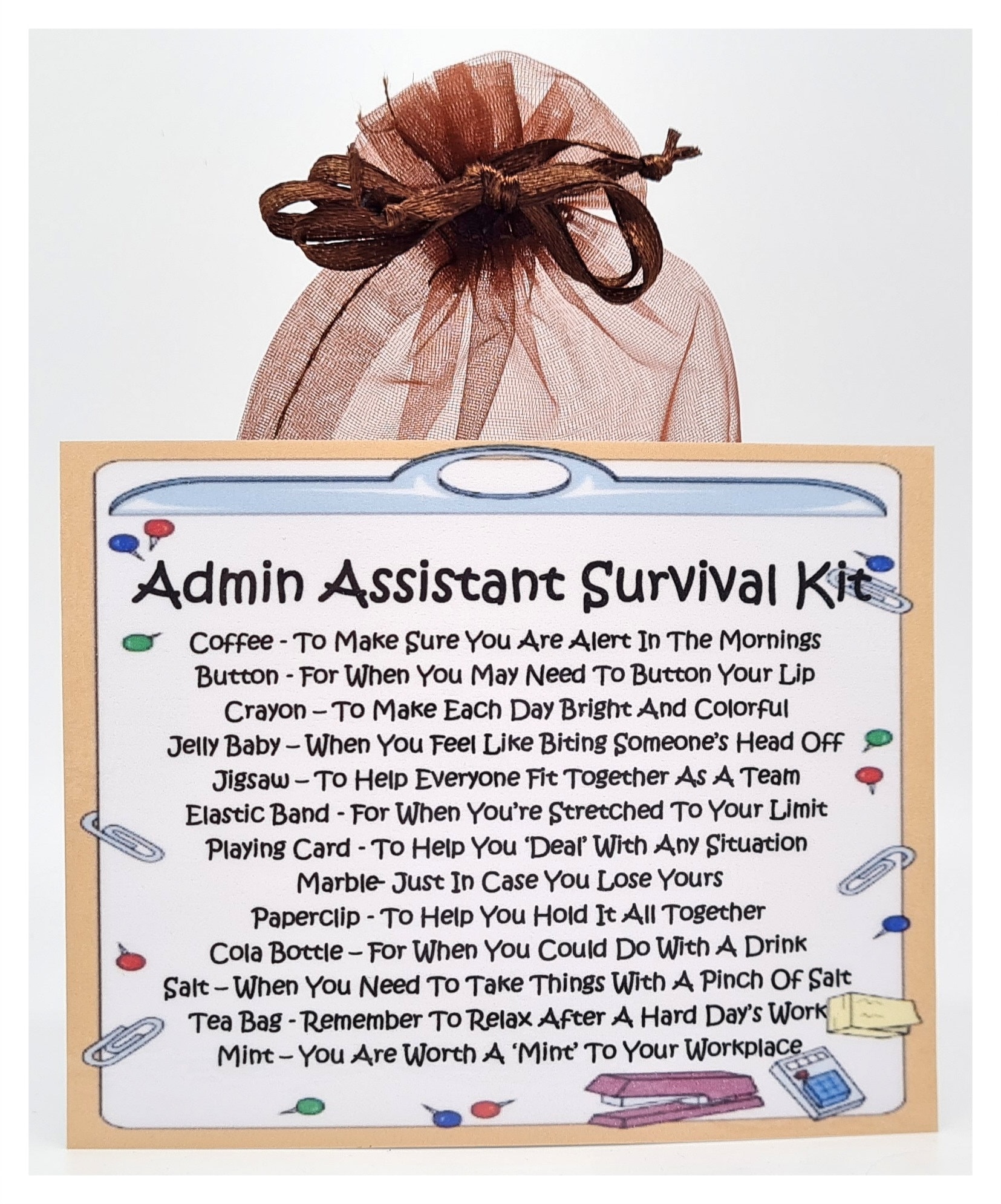 Admin Assistant Survival Kit Fun/ novelty office gift / | Etsy