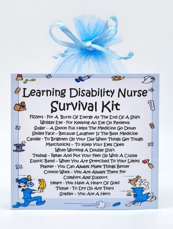 Learning Disability Nurse Survival Kit Fun Novelty Gift & - Etsy