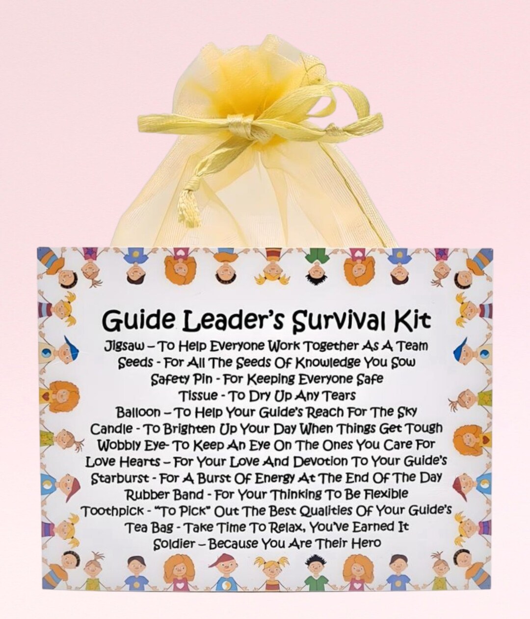 Guide Leader's Survival Kit ~ Fun Novelty Gift & Card Alternative ...