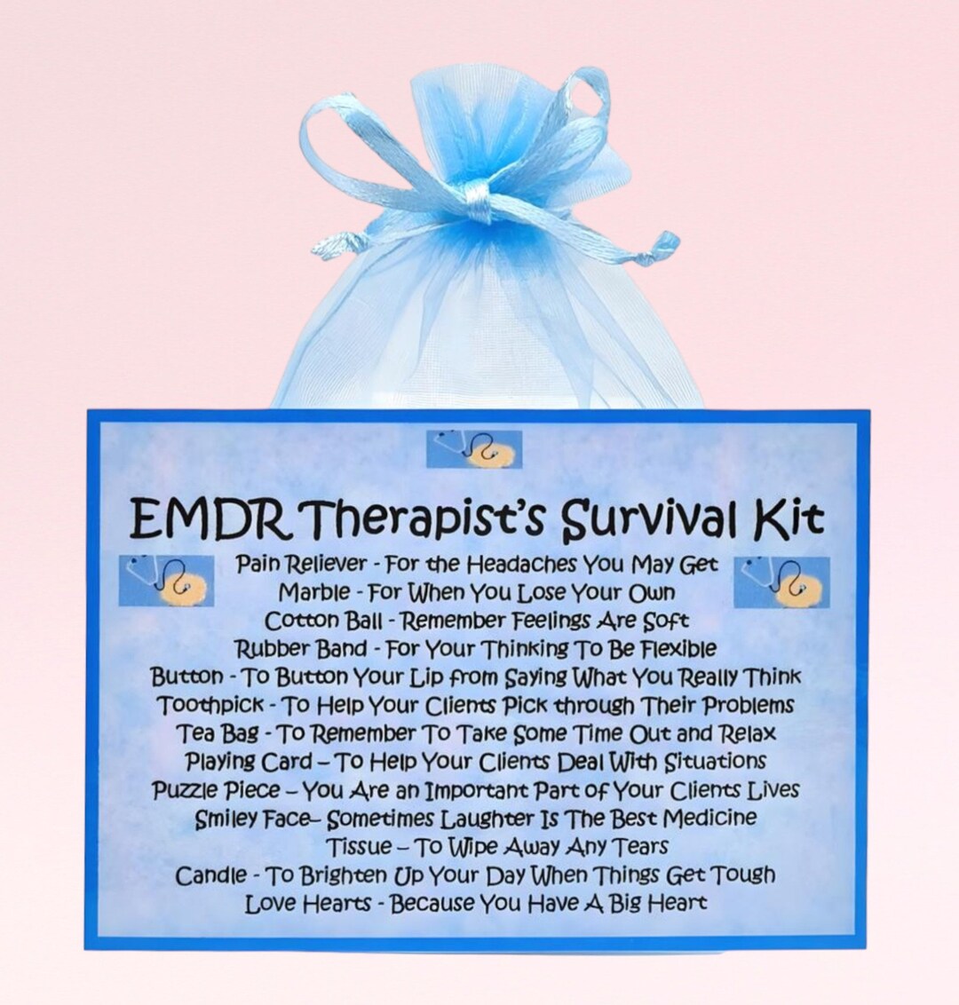 EMDR Therapist's Survival Kit ~ Fun Novelty Gift & Card Alternative ...