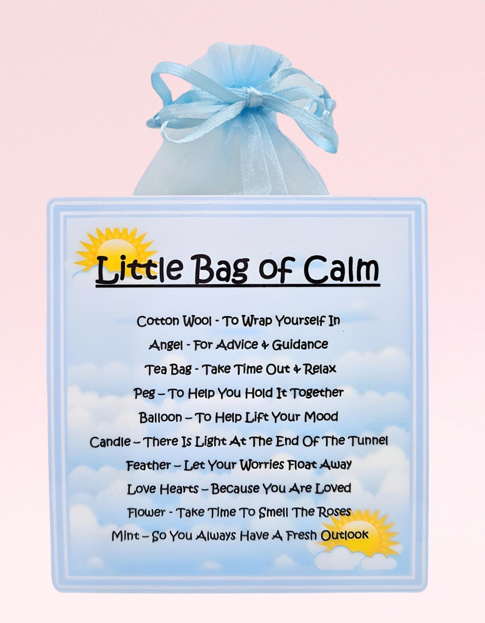 Little Bag of Calm ~ Unique Novelty Gift & Greetings Card Alternative ...