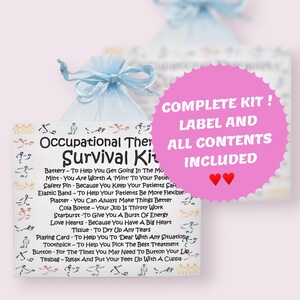 Occupational Therapist Survival Kit ~ Fun Novelty Gift & Card ...