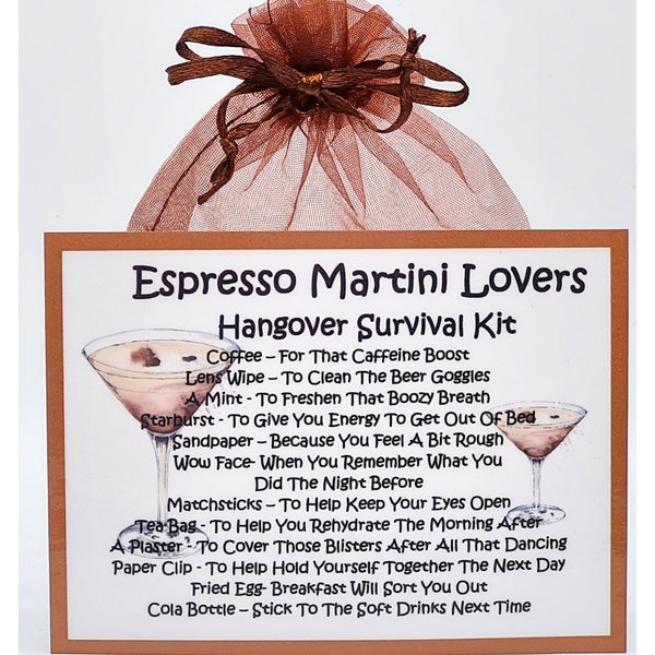 Espresso Martini Kit - Etsy
