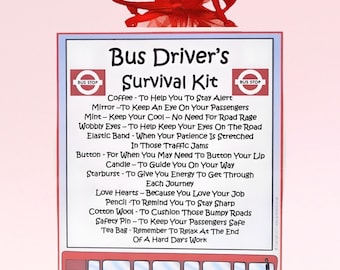 Bus Driver Survival Kit - Etsy